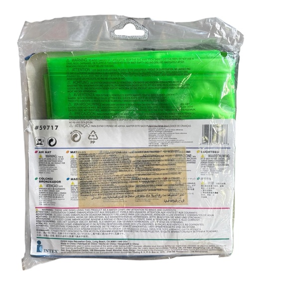 Intex | Swim | Intex The Wet Set Inflatable Pool Mat Neon Greet Float ...